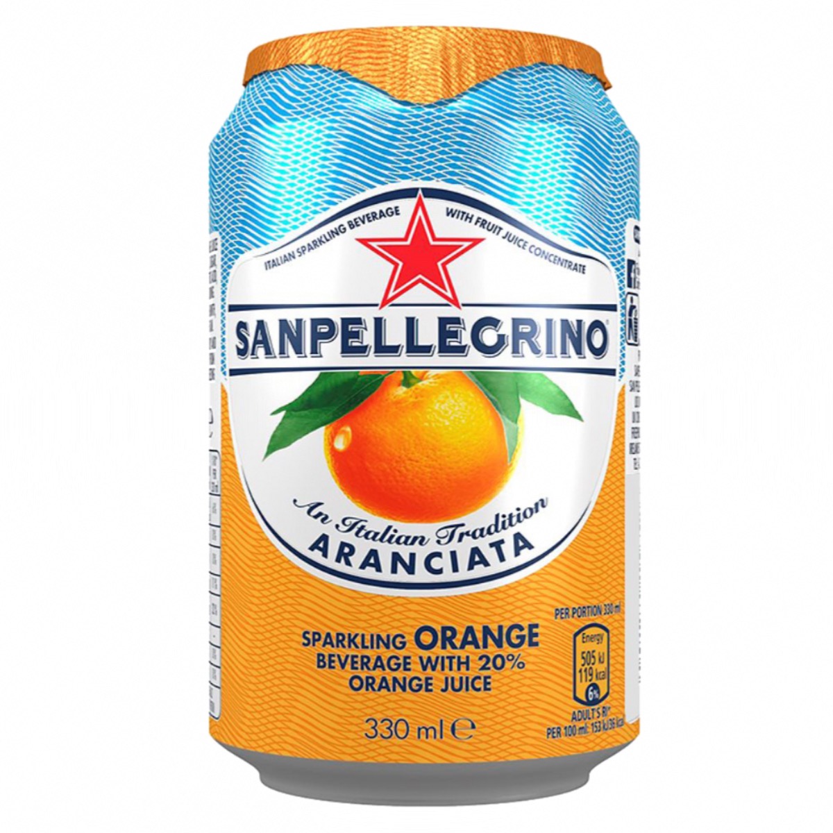 San Pellegrino – Orange 24x330ml | Mancunian Foods